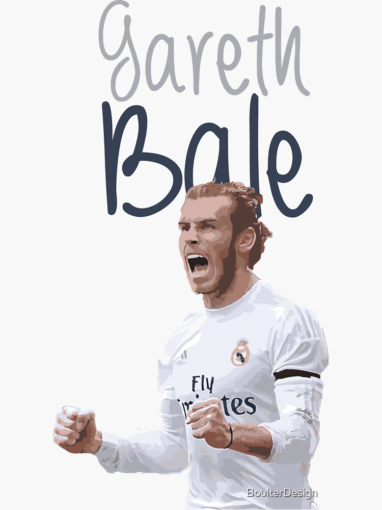 "Gareth Bale" Sticker for Sale by BoulterDesign | Redbubble