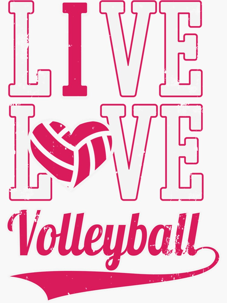"Live Love Volleyball Volleyball Shirt Volleyball Lover Gifts ...