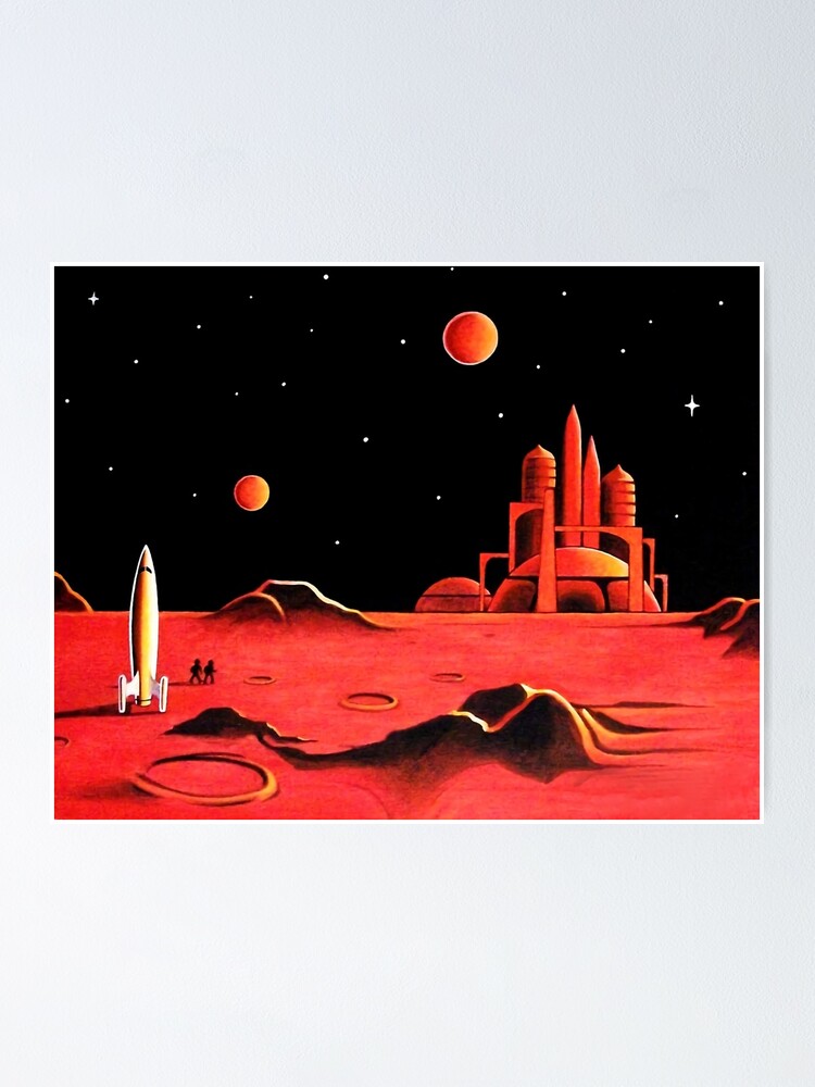"THE CITY IN MARS" Poster for Sale by Daisy-Krehbiel | Redbubble