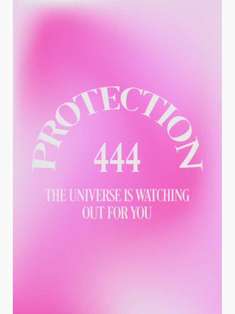 "444 • Protection" Poster for Sale by ExtraPeppers | Redbubble