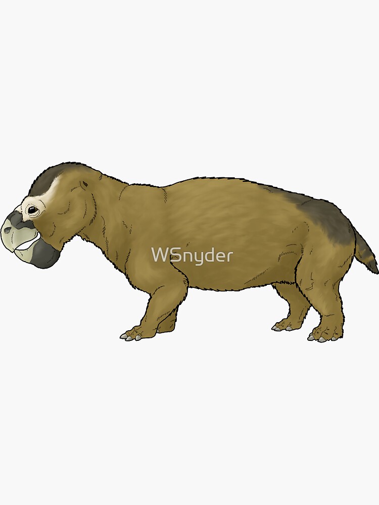 "Endothiodon uniseries, the Permian dicynodont" Sticker for Sale by ...