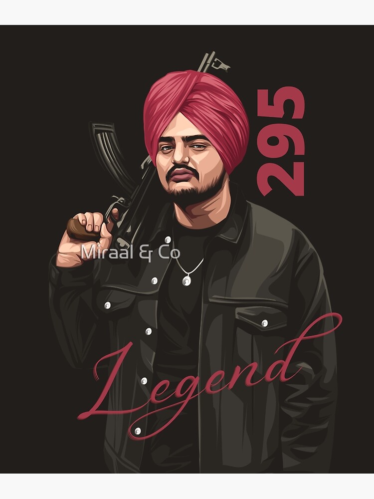 Sidhu Moose Wala RIP | Sidhu Moose Wala Premium Matte Vertical Poster ...