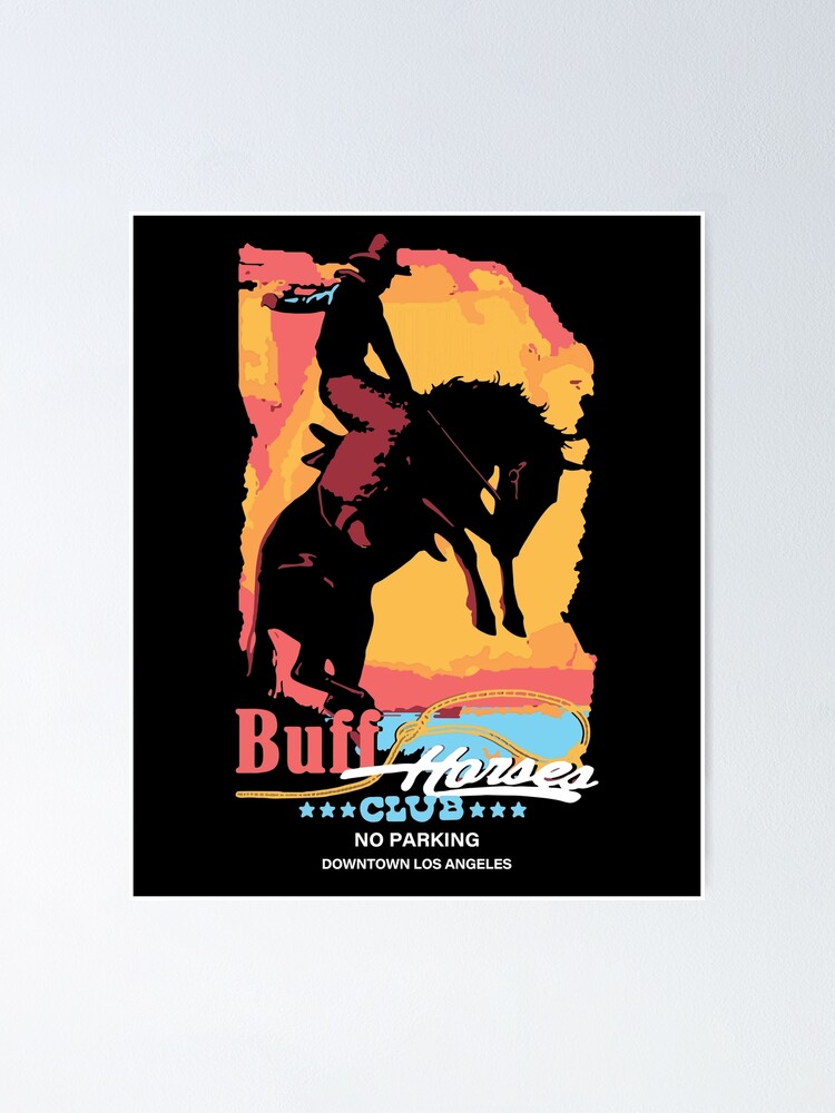 "Donut Media Merch Buff Horses Club Shirt" Poster for Sale by ...