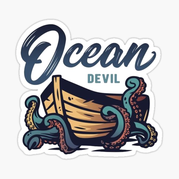 "ocean devil" Sticker for Sale by DiepChi127 | Redbubble
