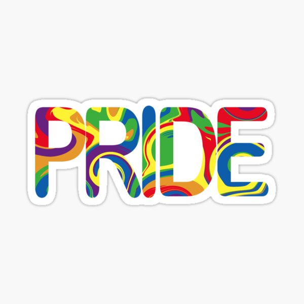 "Pride Swirl" Sticker for Sale by Doc-Worm | Redbubble