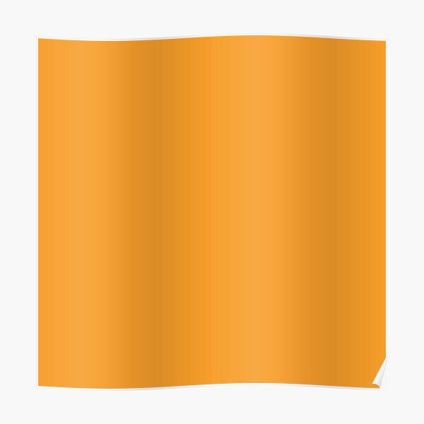 "Orange Solid Color" Poster by patternplaten | Redbubble