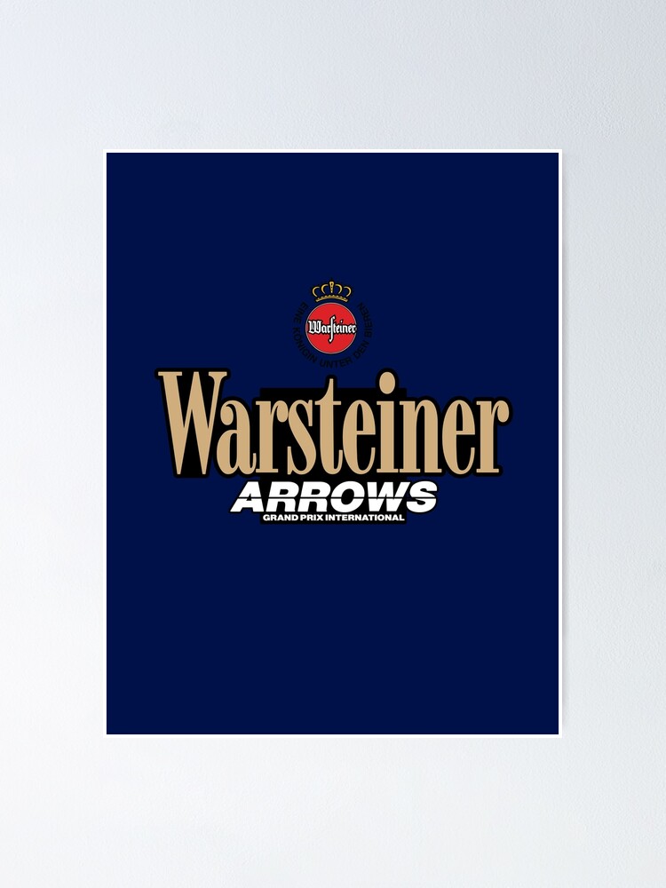 "Arrows A4 Warsteiner Team" Poster for Sale by Lutherlili1 | Redbubble