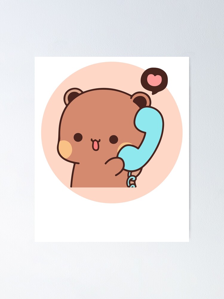 " Bear and Panda Bubu Dudu Balloon" Poster for Sale by rhdmt | Redbubble