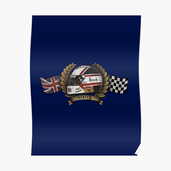 "Legends Of Formula 1 - Mansell" Poster for Sale by Lutherlili1 | Redbubble