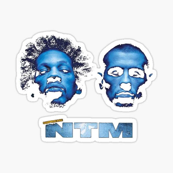 "SUPREME NTM band" Sticker for Sale by gatydar | Redbubble