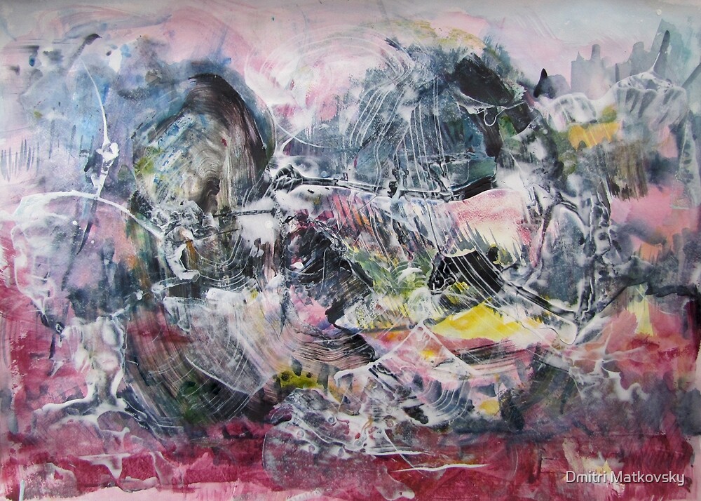 "It's never too late, Abstract Original painting" by Dmitri Matkovsky ...