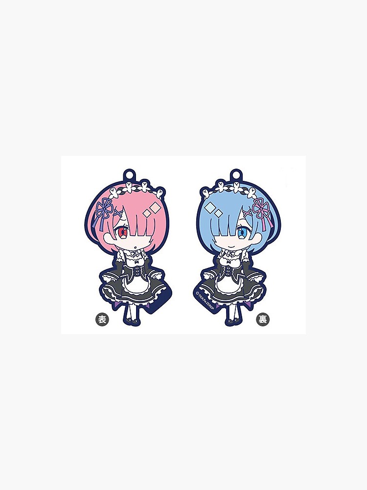"Re:Zero Ram and Rem " Sticker by shayapig | Redbubble