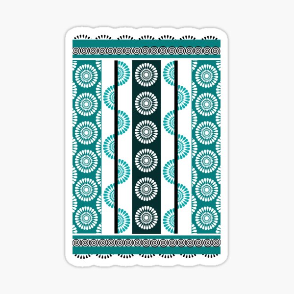 " Blue and Black - Beautiful trendy patterns" Sticker for Sale by ...