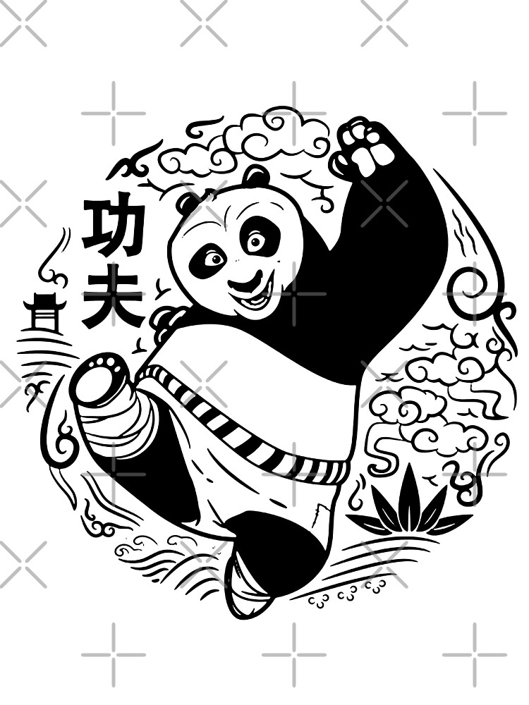 "Kung Fu Panda Kick" Kids T-Shirt for Sale by FunkeyMonkey9 | Redbubble