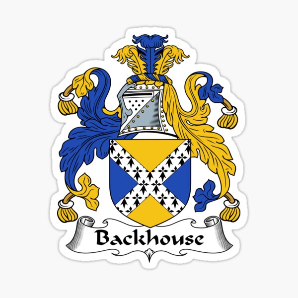 "Backhouse" Sticker for Sale by HaroldHeraldry | Redbubble