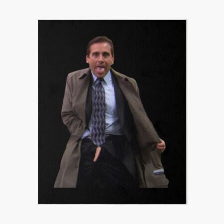 "Michael Scott Flashing The Office" Art Board Print for Sale by ...