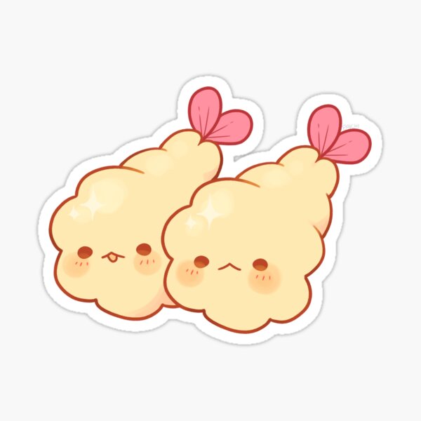 "Tempura Shrimp" Sticker for Sale by PaiTaron | Redbubble
