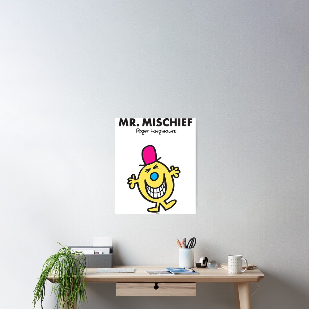 "Mr. Men Mr. Mischief " Poster for Sale by TaylanAntalyali | Redbubble