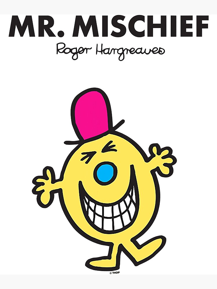 "Mr. Men Mr. Mischief " Poster for Sale by TaylanAntalyali | Redbubble