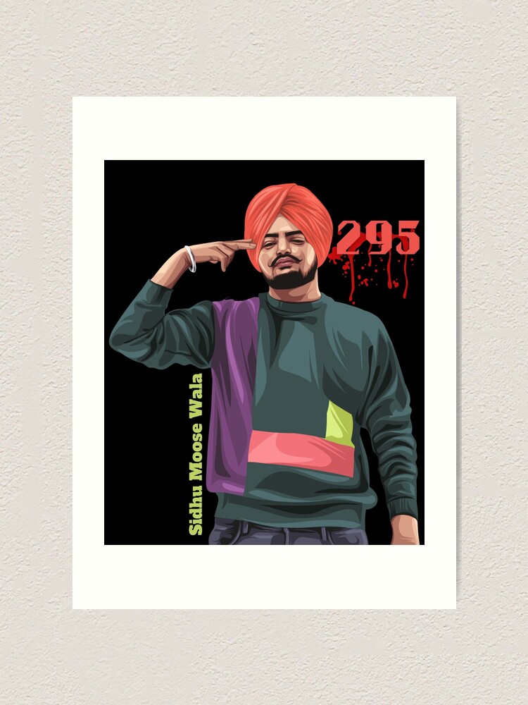 "Sidhu Moose Wala RIP | Sidhu Moose Wala" Art Print for Sale by ...