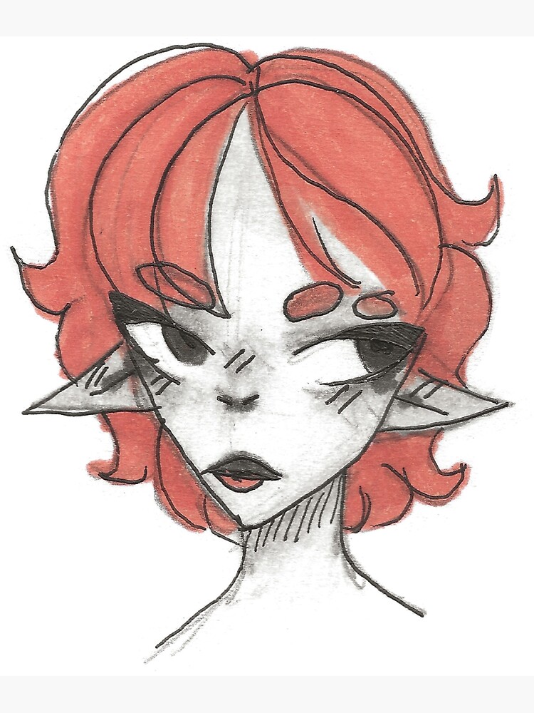 "Alien Elf number 6" Sticker for Sale by BusyEloise | Redbubble