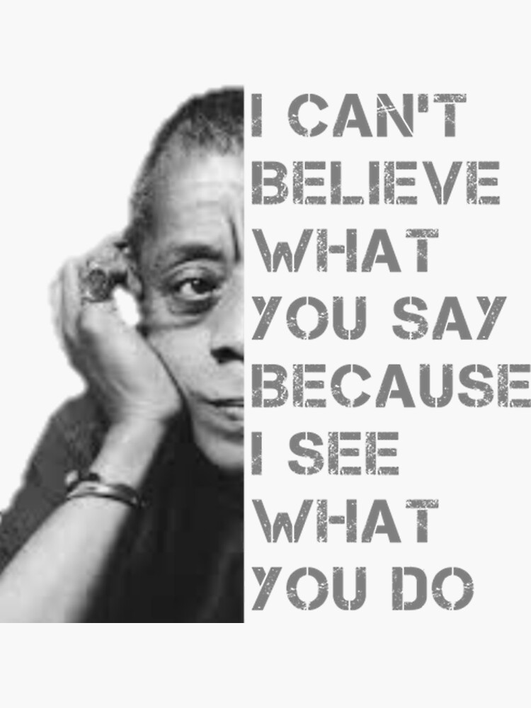 "James Baldwin" Sticker for Sale by ManuCalsen | Redbubble