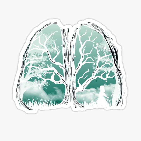 "A breath of fresh air" Sticker by piercek26 | Redbubble
