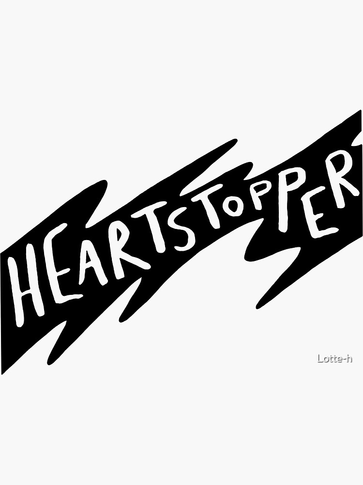 "Heartstopper logo" Sticker for Sale by Lotte-h | Redbubble