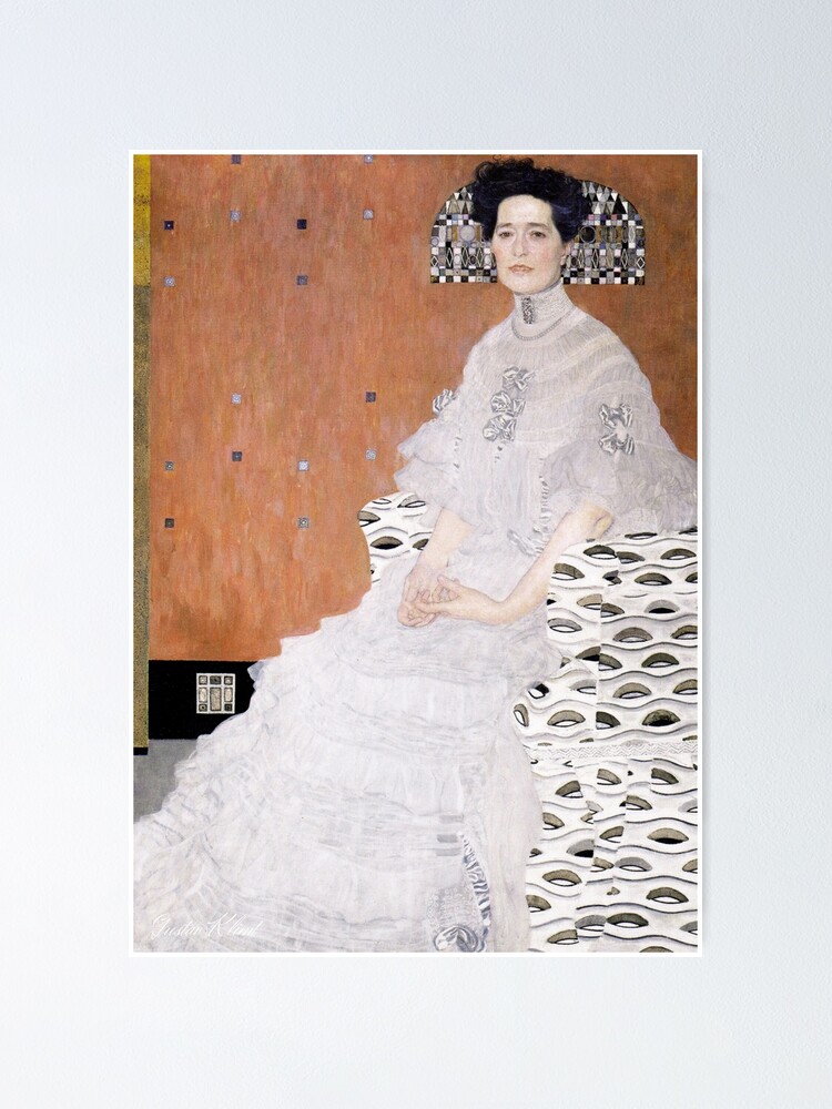 "Gustav Klimt- Bildnis Fritza Riedler" Poster for Sale by dz-ha | Redbubble