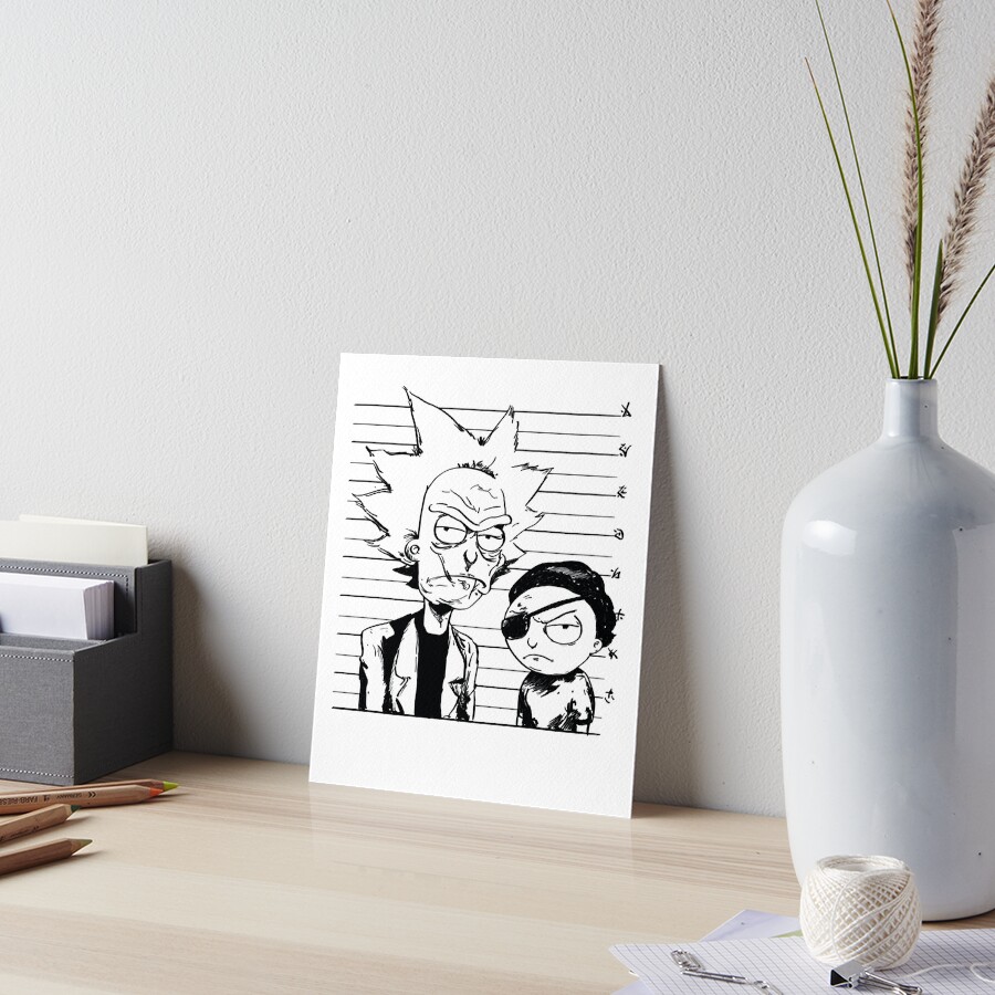 "Secrets About Rick Morty" Art Board Print for Sale by KaidenCook ...