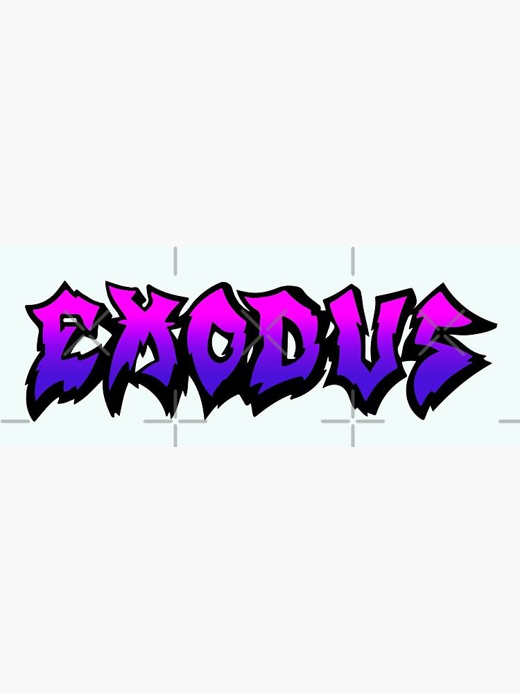 "Exodus Band Logo" Poster for Sale by SihnoXOnhis | Redbubble