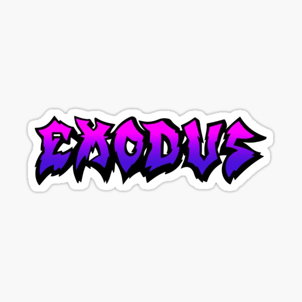 "Exodus Band Logo" Sticker for Sale by SihnoXOnhis | Redbubble