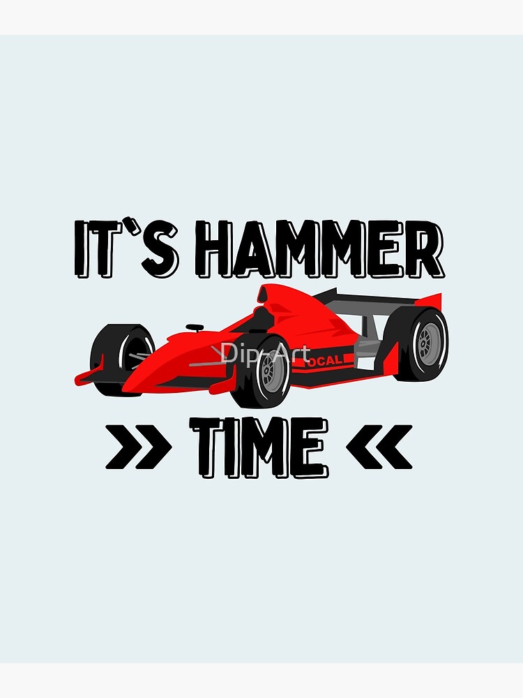 "Formula 1 - It's Hammer Time #44 Lewis Hamilton" Poster by Dip-Art ...