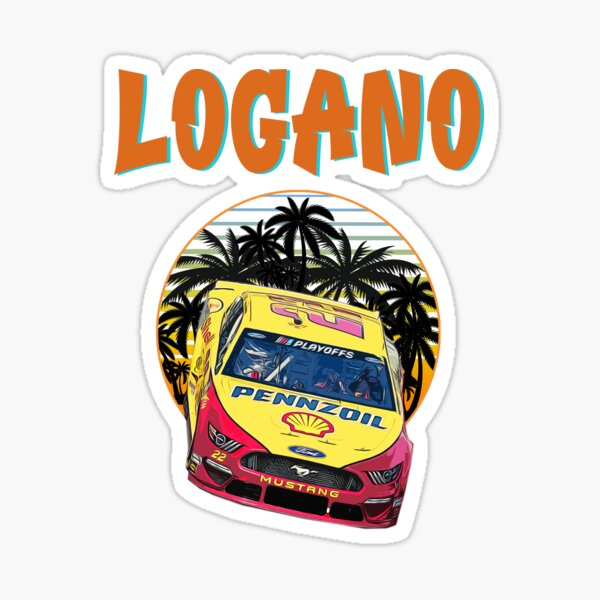 "Joey Logano Car" Sticker for Sale by Hariskinner | Redbubble