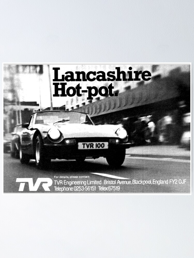 "TVR M-SERIES TURBO - BLACKPOOL THEMED" Poster for Sale by ThrowbackM3 ...