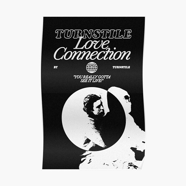 "Turnstile Love Connection Black Poster" Poster for Sale by TNKART ...