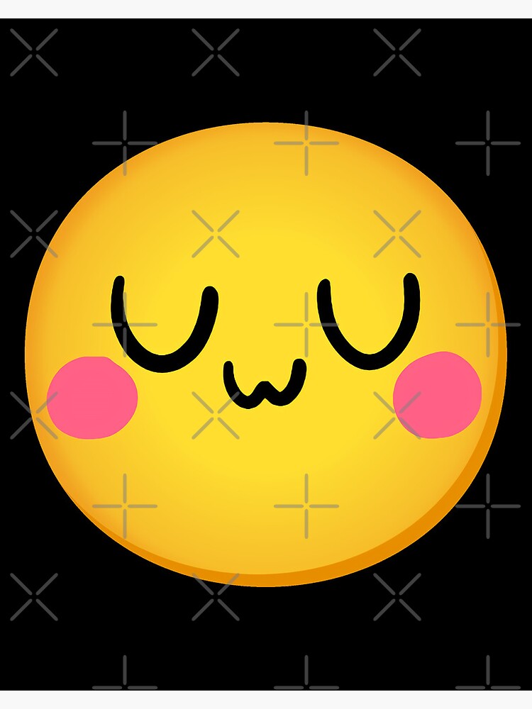 "HQ Face UwU Emoji Meme " Art Print for Sale by fomodesigns | Redbubble