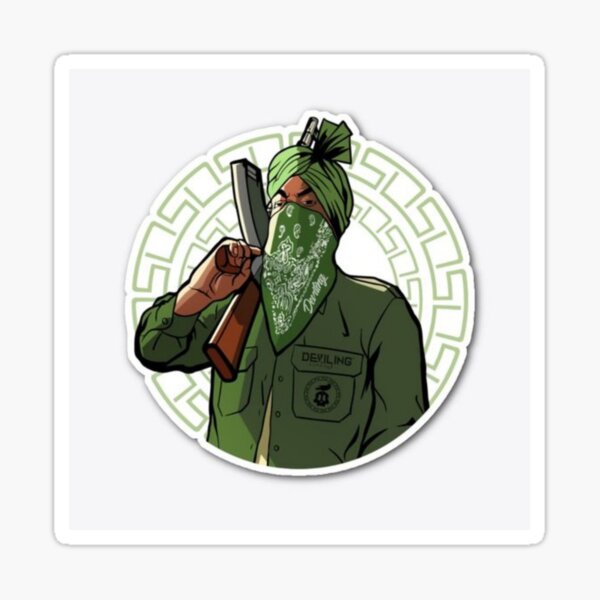 "Sidhu Moosewala" Sticker by Kaylee-Rachael | Redbubble