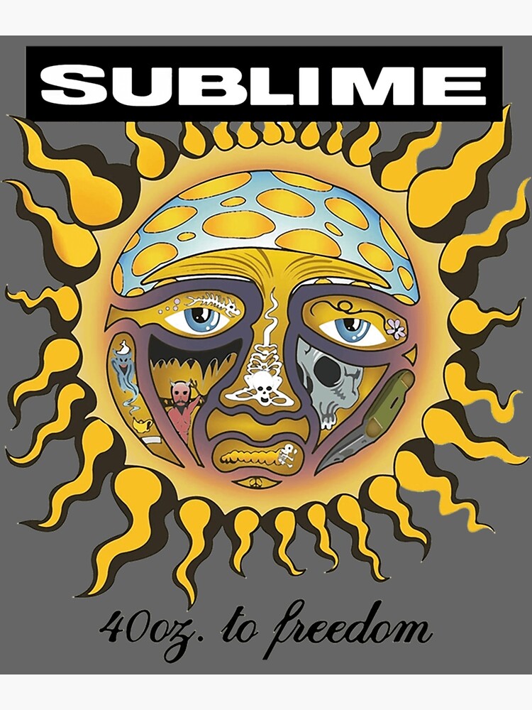 "Rock Band Sun 40oz To Freedom Classic" Poster for Sale by ...