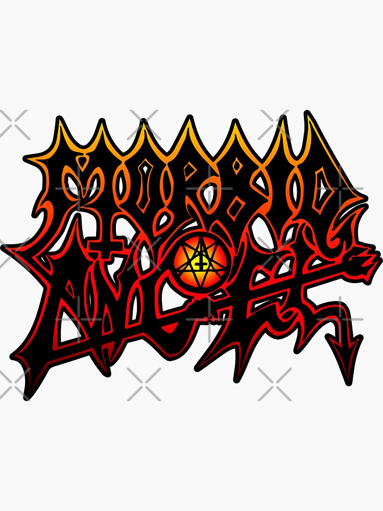 "Morbid Angel Logo" Sticker for Sale by SihnoXOnhis | Redbubble