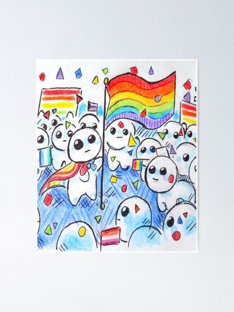 "Tbh creatures pride" Poster for Sale by DScreatoins | Redbubble