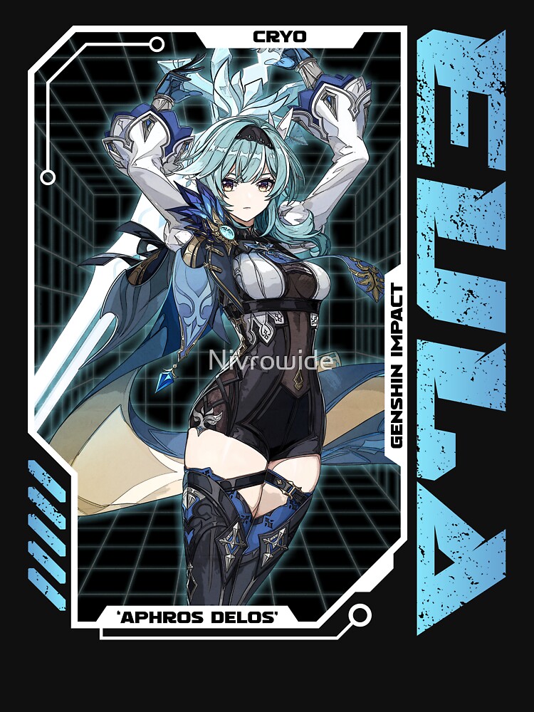"Eula Genshin Impact Streetwear" T-shirt for Sale by Nivrowide ...