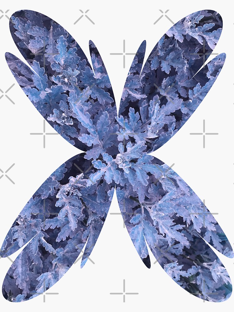 "Mum Leaves Blue Filter" Sticker for Sale by SunshineWalker | Redbubble