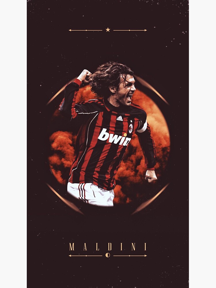 "Paulo Maldini" Sticker for Sale by ahmadhidayat | Redbubble