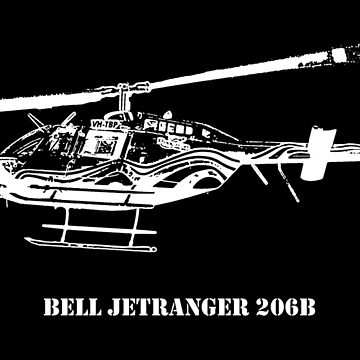 "Bell JetRanger 206B" Essential T-Shirt for Sale by Jo Young | Redbubble
