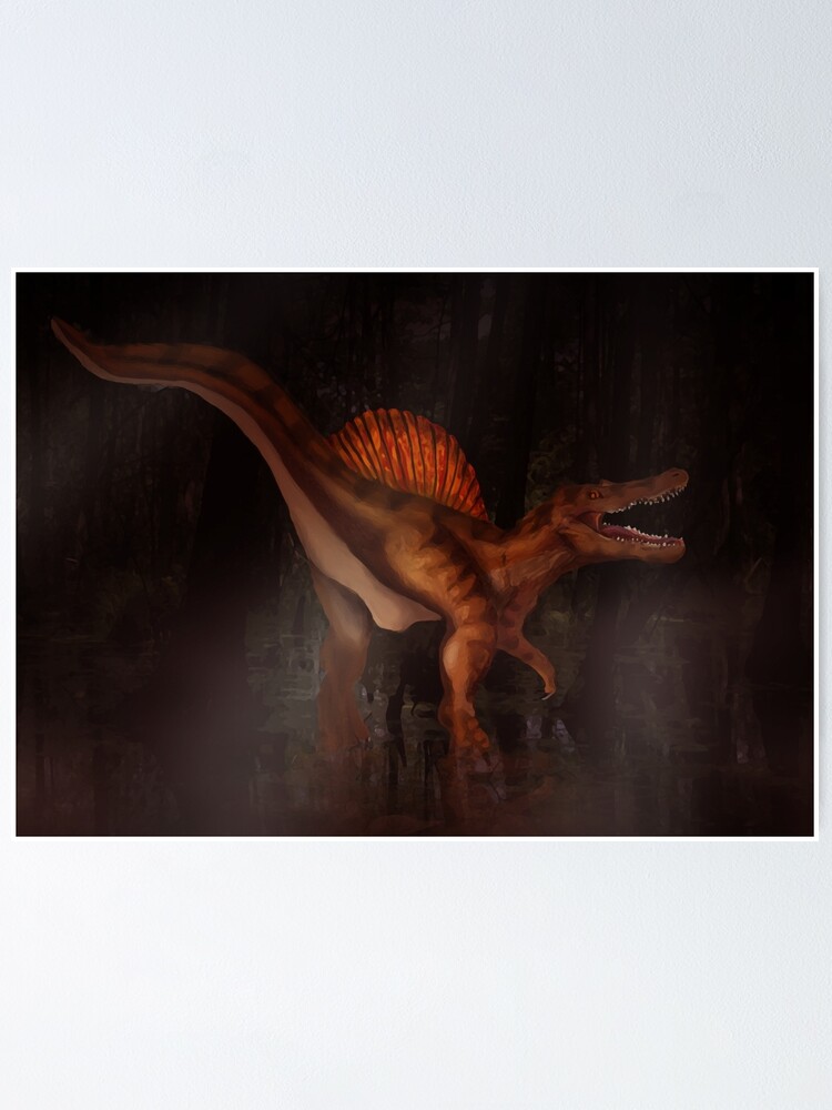 "Spinosaurus" Poster for Sale by AcaliSeisme | Redbubble