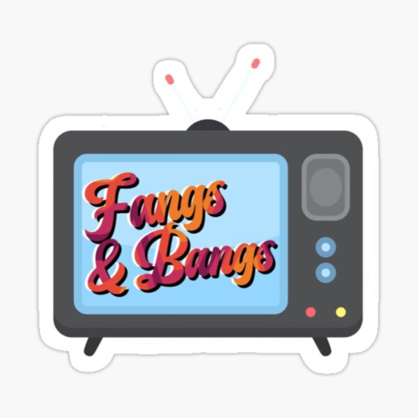 "crescent city “fangs and bangs”" Sticker for Sale by wishingrain ...