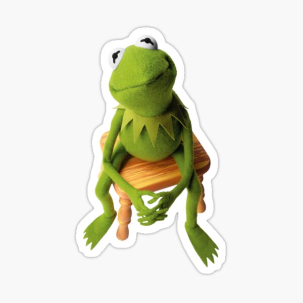 "Kermit Disappointment " Sticker for Sale by DanielleFrost | Redbubble