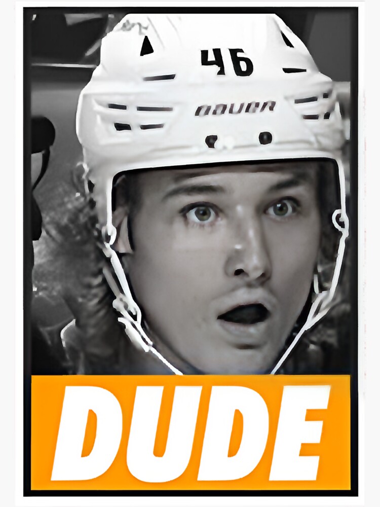 "Trevor zegras Dude professional ice hockey player michigan team gift ...