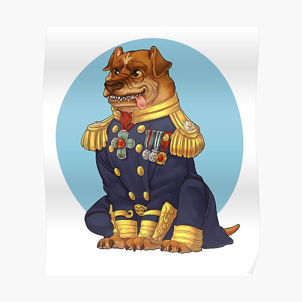 "Admiral Brutor" Poster for Sale by RustyQuill | Redbubble